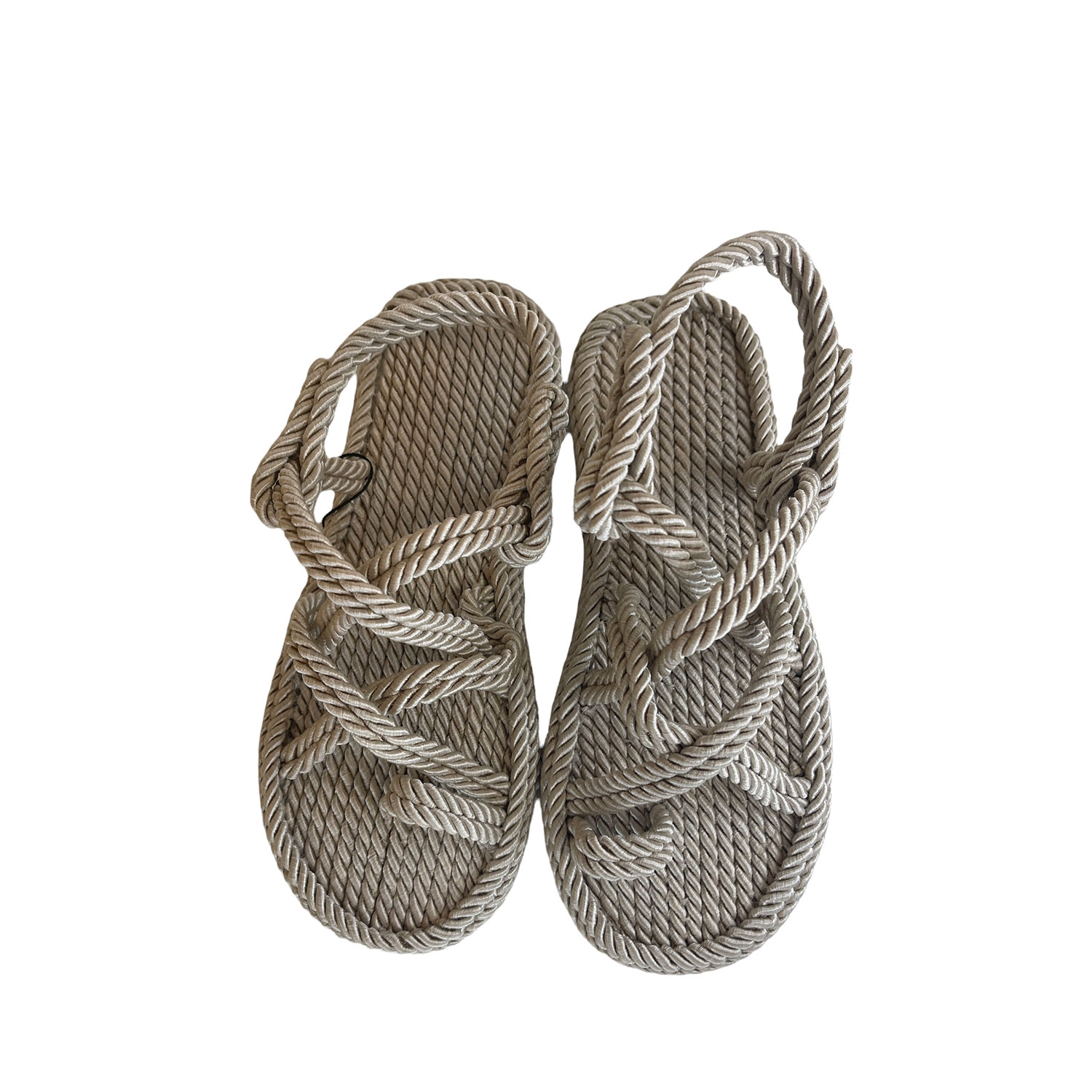 Rannou| Hiva sandales corde beige femme