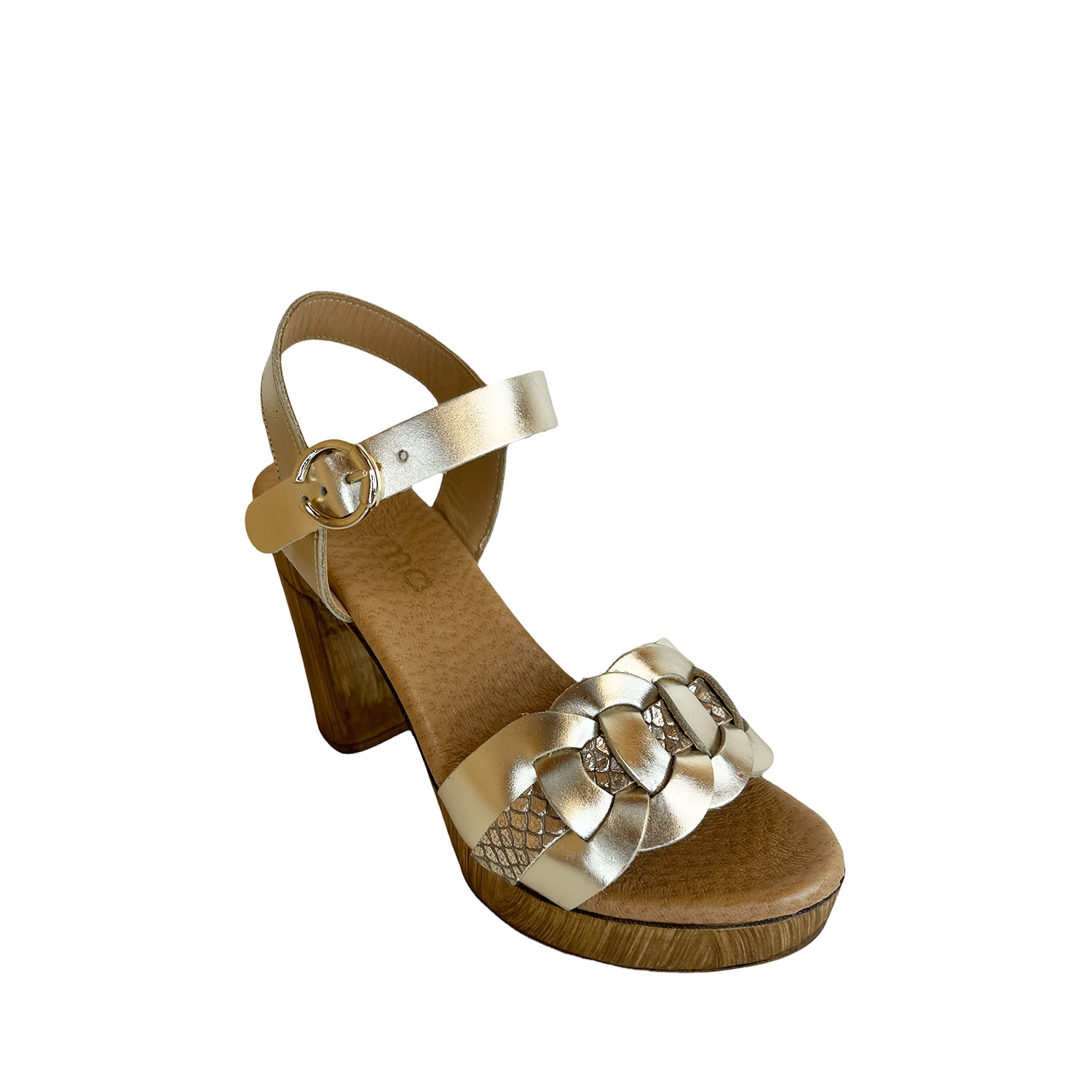 Rannou| Myma sandales et mules 5500 platine femme