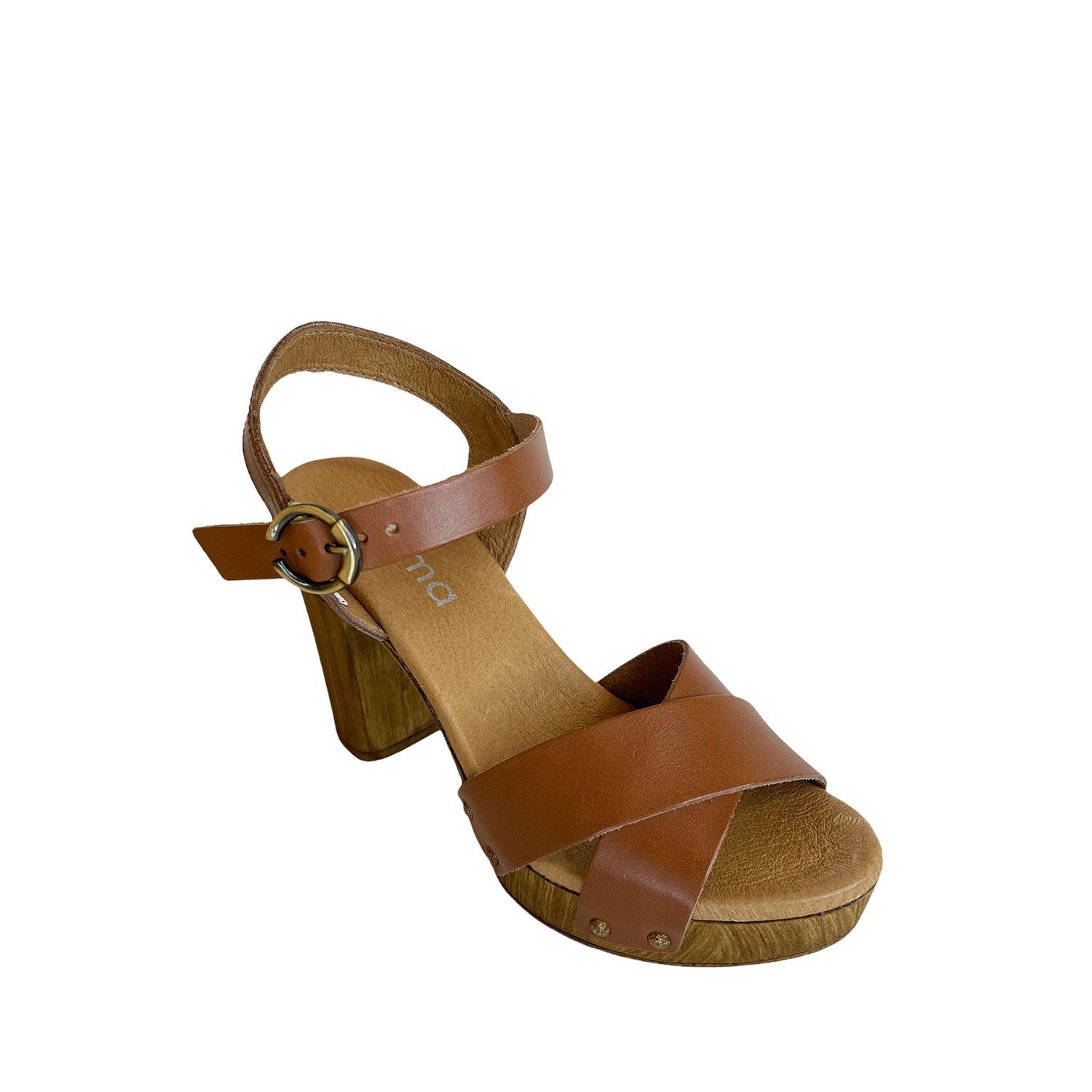 Rannou| Myma sandales et mules 5504 camel femme