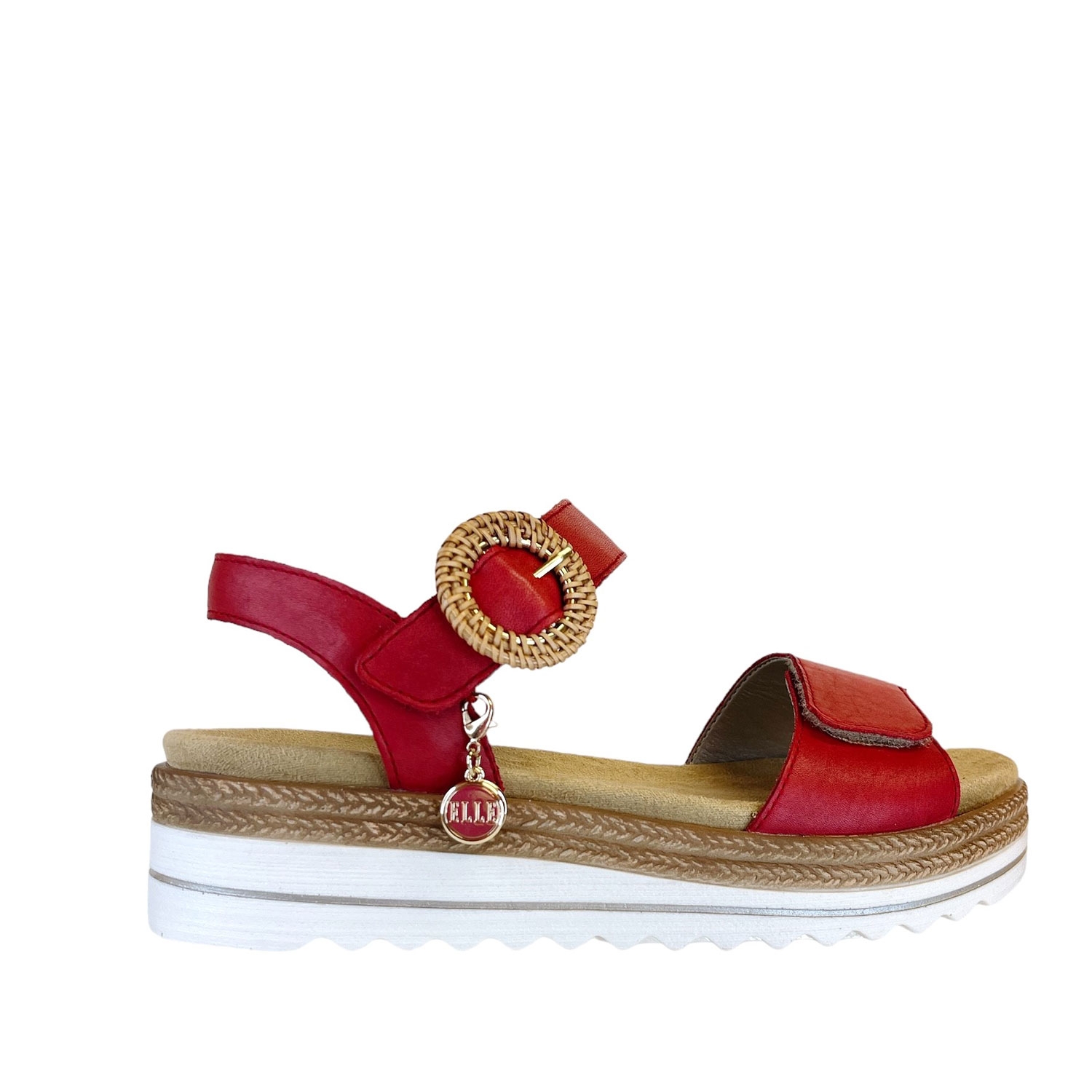 Rannou| Remonte sandales d0q52 rouge femme