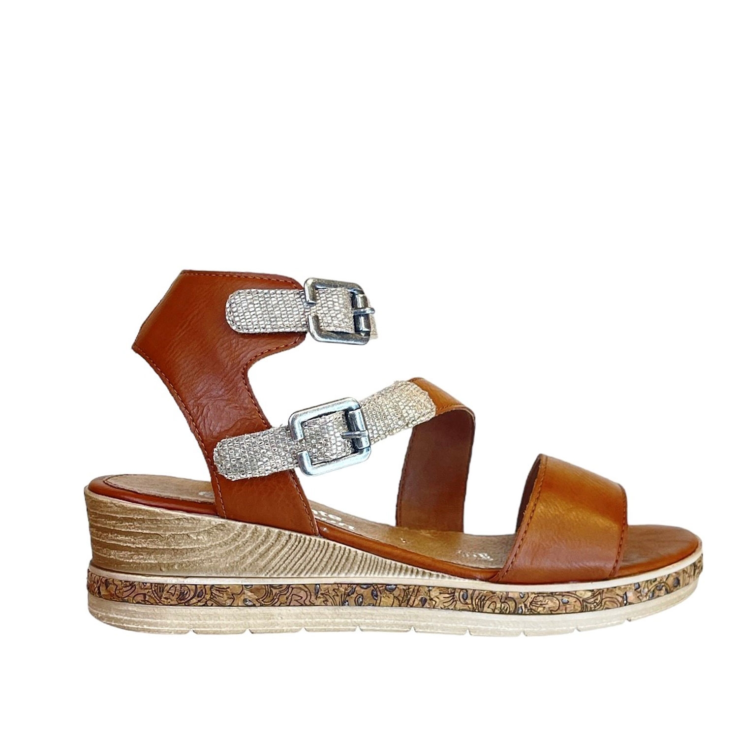 Rannou| Remonte sandales d3052 camel femme