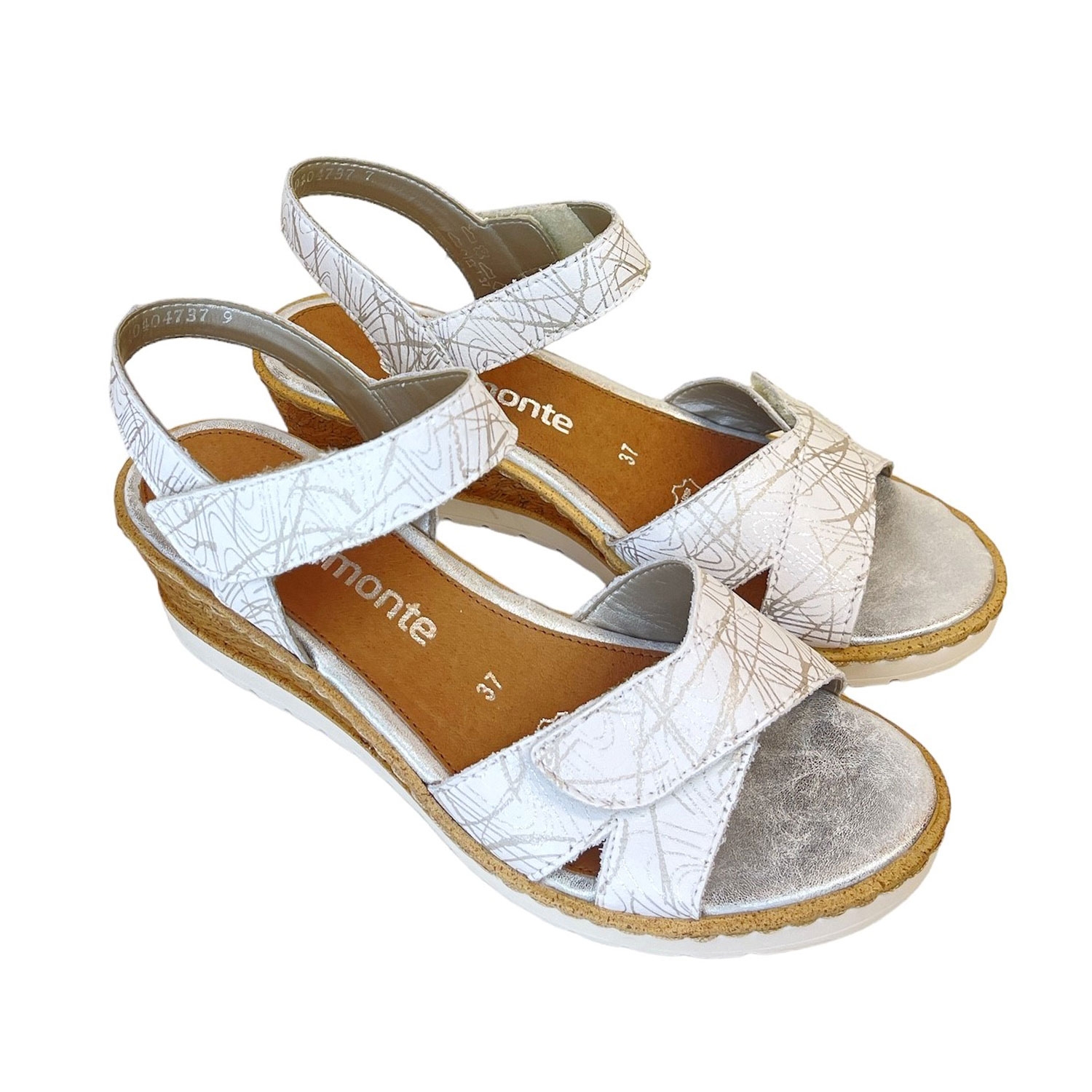 Rannou| Remonte sandales r6252 blanc femme