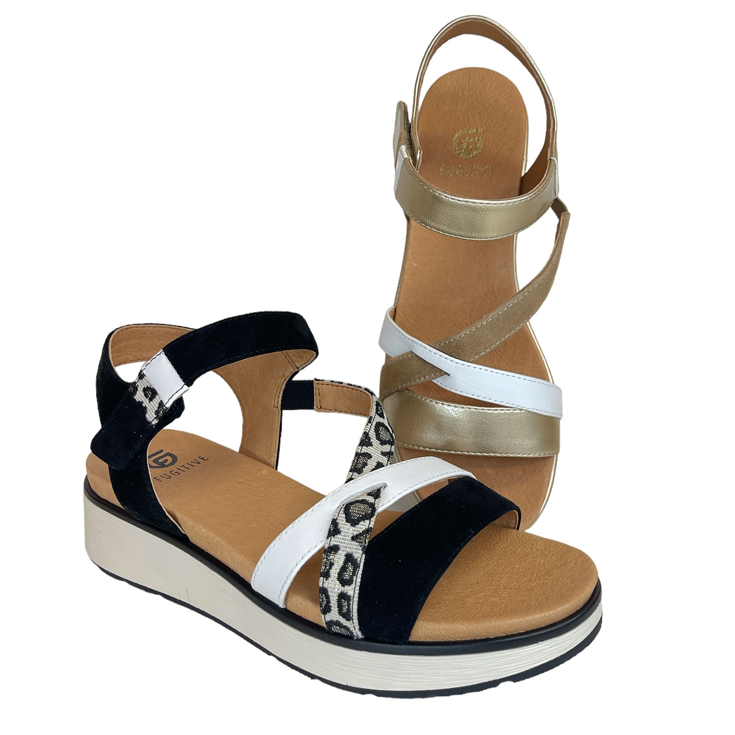 Rannou| Fugitive sandales kiry noir femme