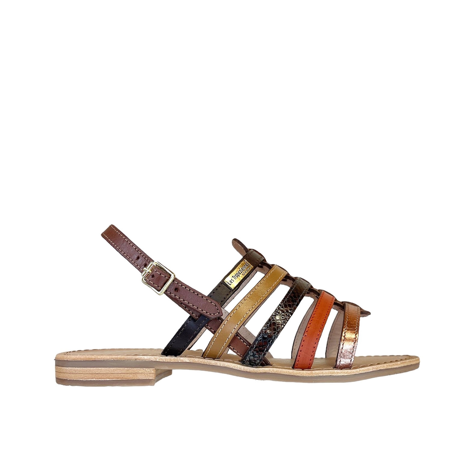 Rannou| Tropeziennes sandales havagum brique femme